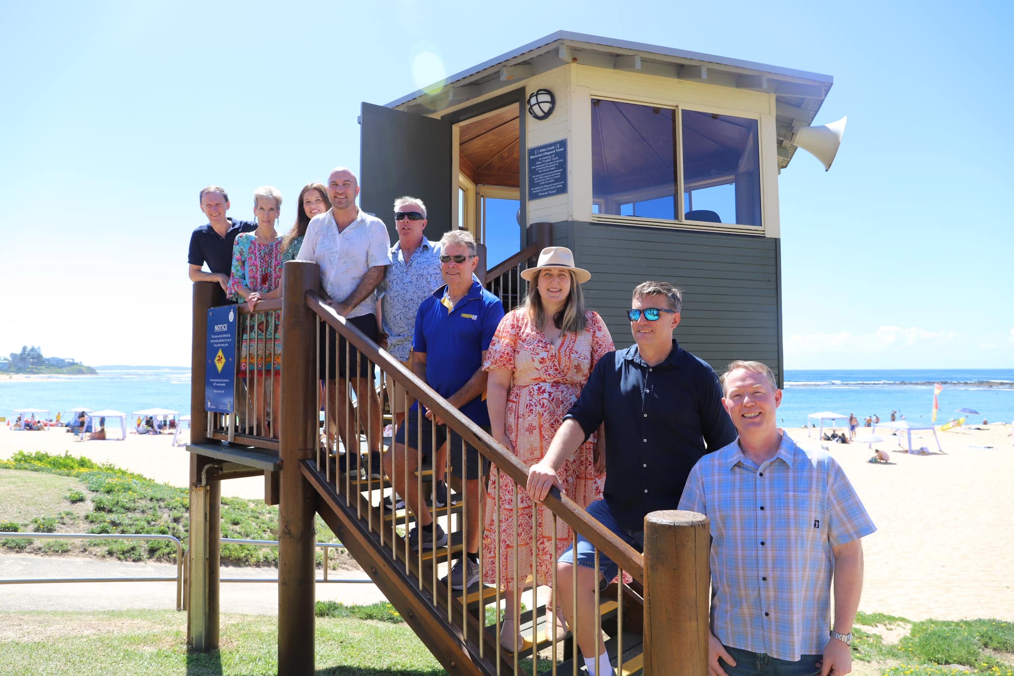 Toowoon Bay SLSC Lifeguard Tower Named After Allan Cook